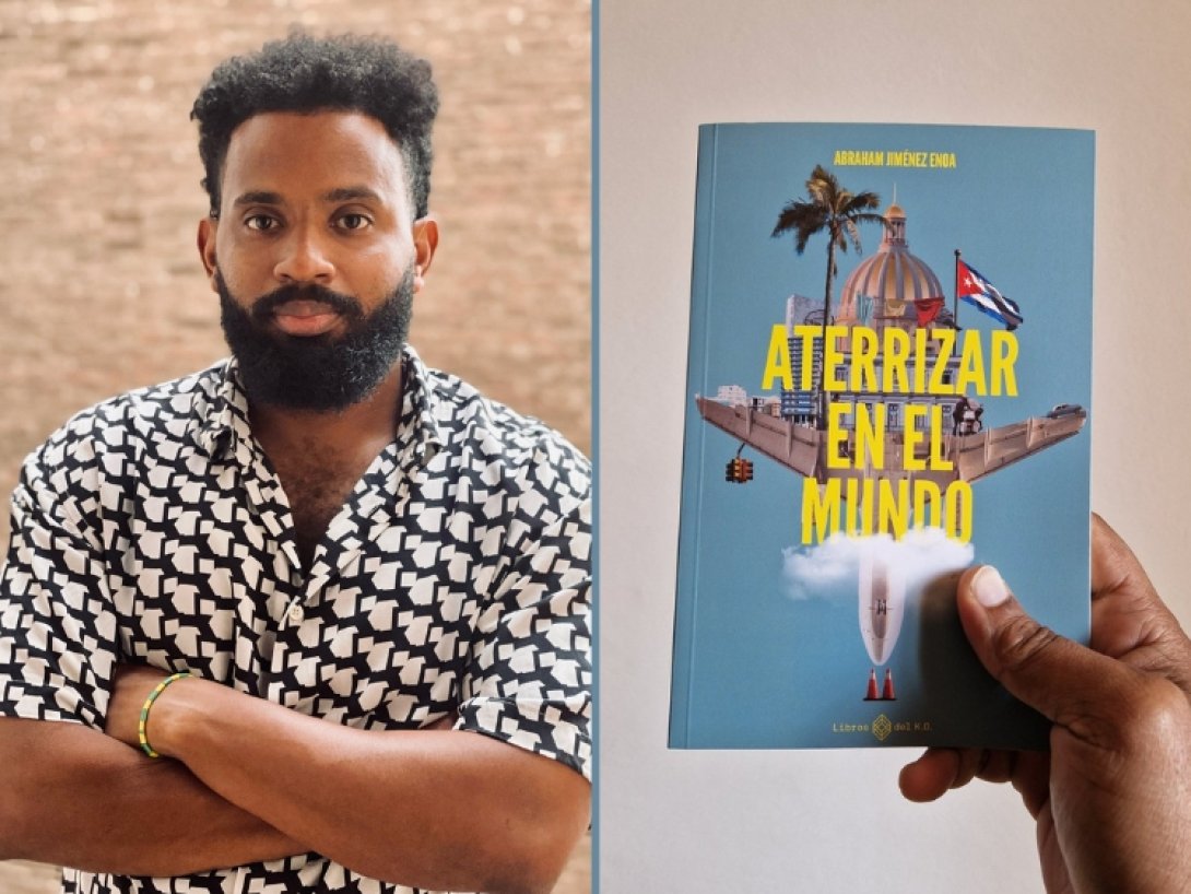 Abraham Jiménez Enoa presenta su libro "Aterrizar en el mundo" en Madrid