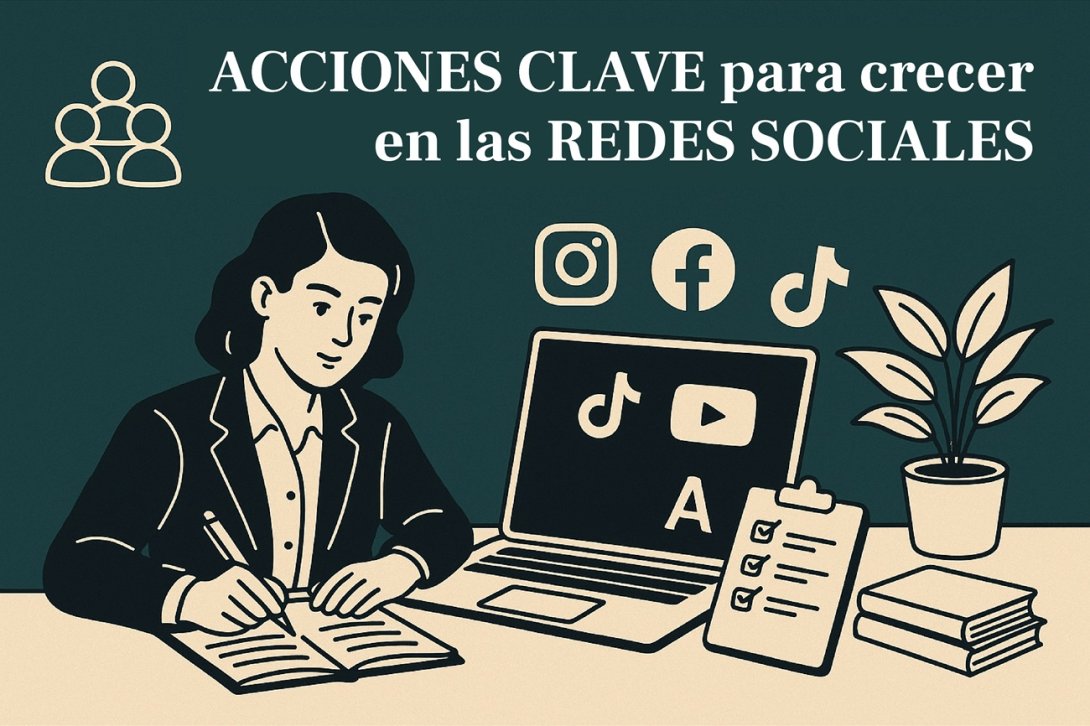Acciones clave para crecer en redes sociales: guía práctica para medios y creadores
