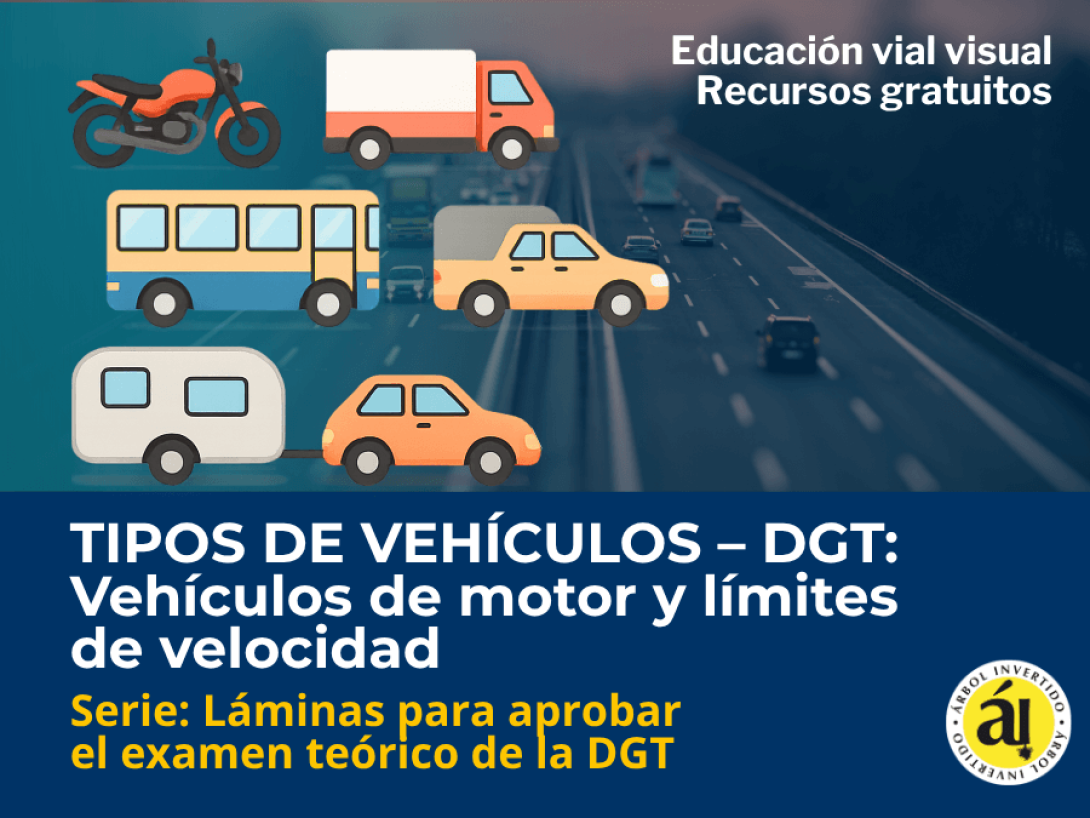 Lámina DGT 2: Tipos de vehículos de motor y límites de velocidad