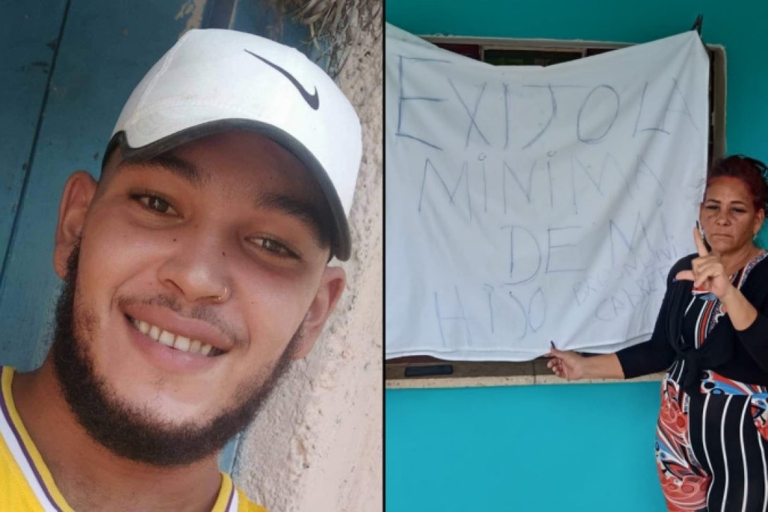 Madre de preso político cubano del 11J se planta frente al MININT y es ...